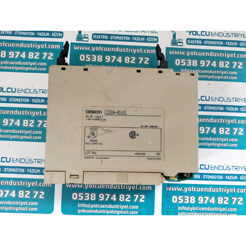 C200H-AD001 OMRON C200H Serisi plc analog giriş modülü fiyatı,